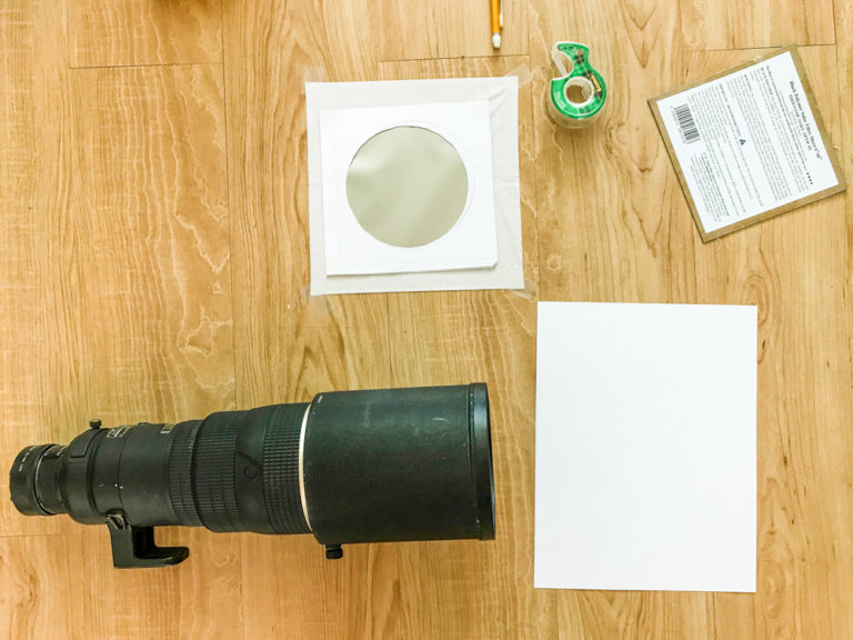 DIY Solar Filter Holder and Eclipse Test Shoot – JessBeeCreates.com