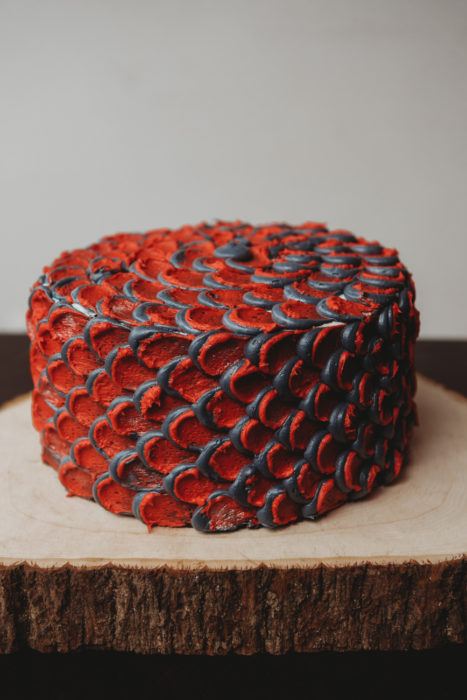 Dragon Scale Birthday Cake – JessBeeCreates.com